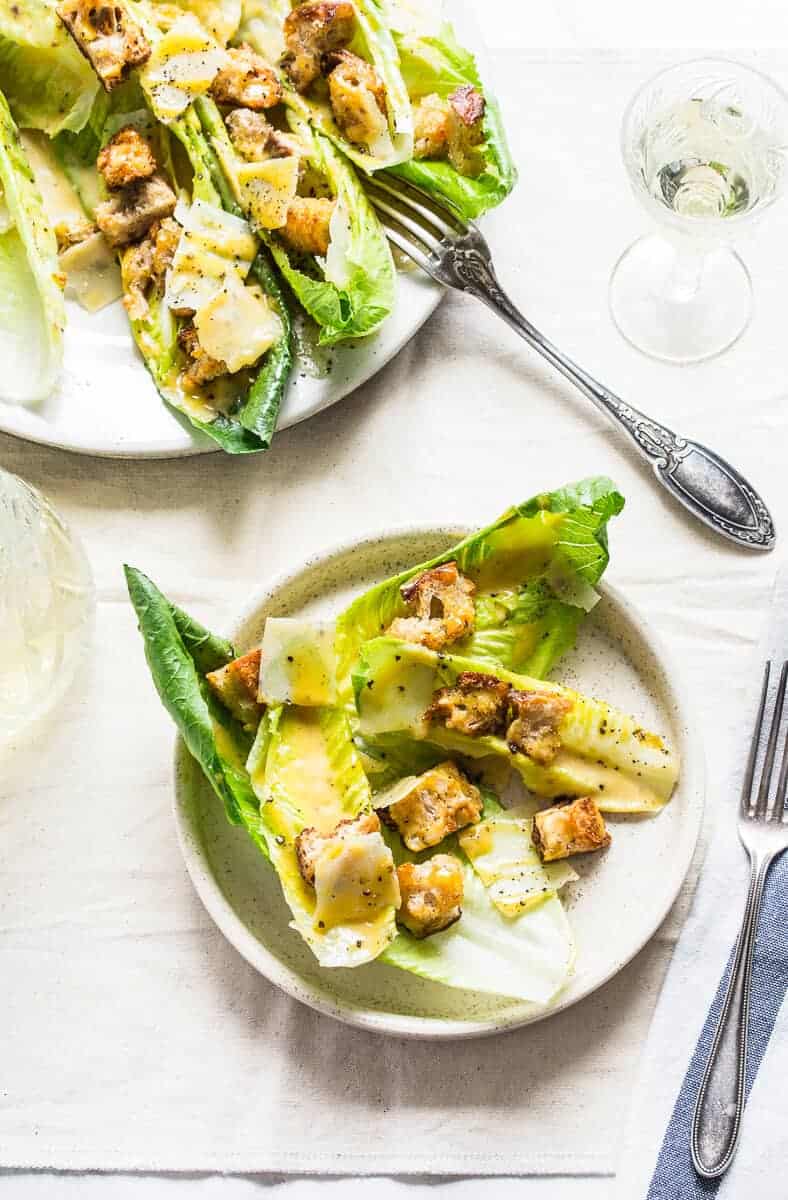 Authentic Caesar Salad Recipe Pantsdownapronson