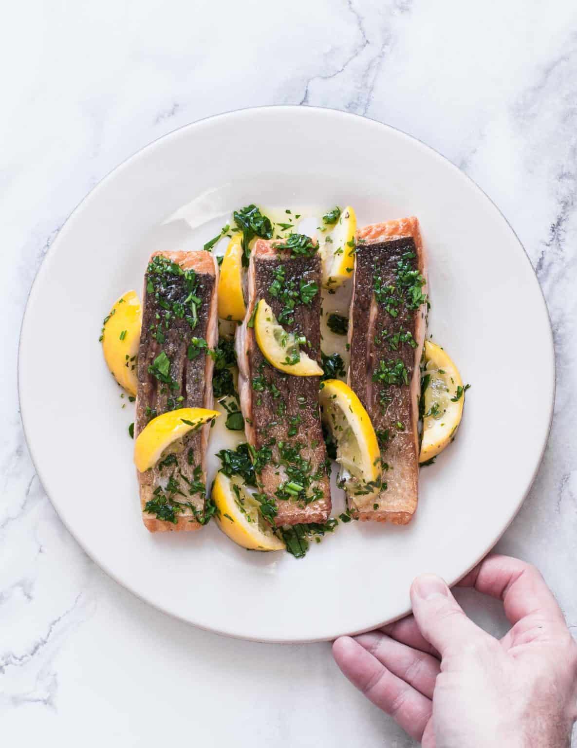 How To Cook Salmon Fillet | Perfect Crispy Skin - PantsDownApronsOn