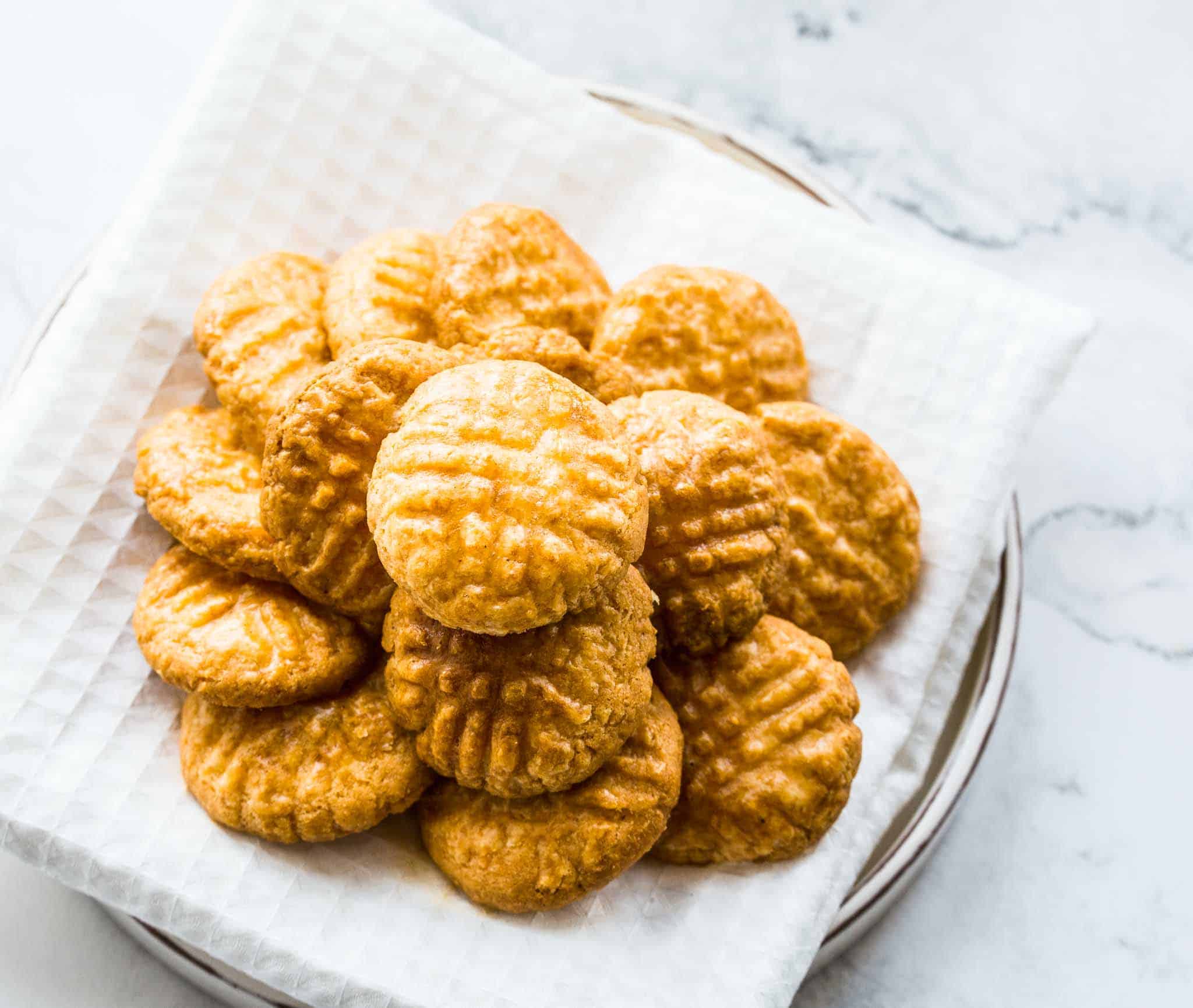 Ultimate Parmesan Shortbread Cookies | 3 Ingredient Quick & Easy Snack