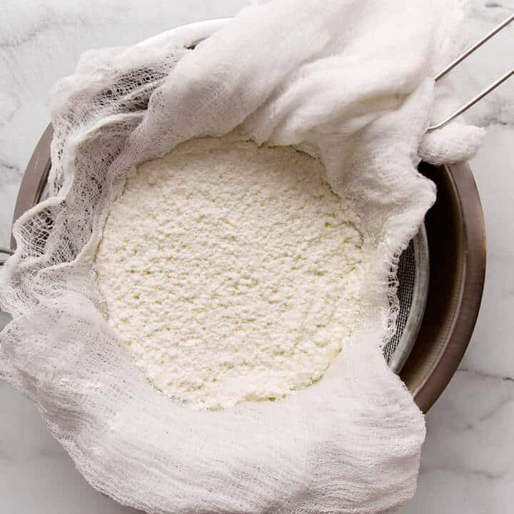 Homemade Cottage Cheese — Tvorog(Farmer's cheese)
